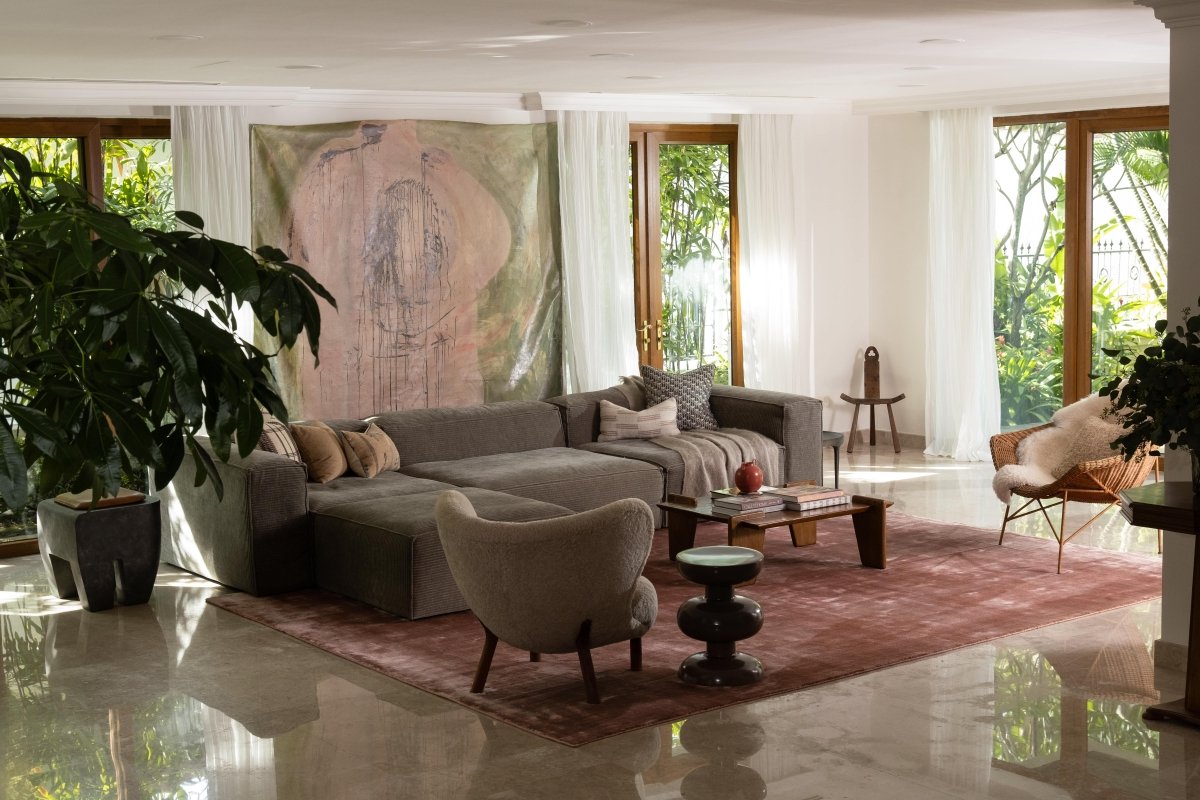 Alchemy Terracotta Rug | Living DNA Singapore