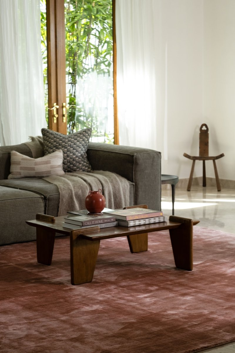 Alchemy Terracotta Rug | Living DNA Singapore