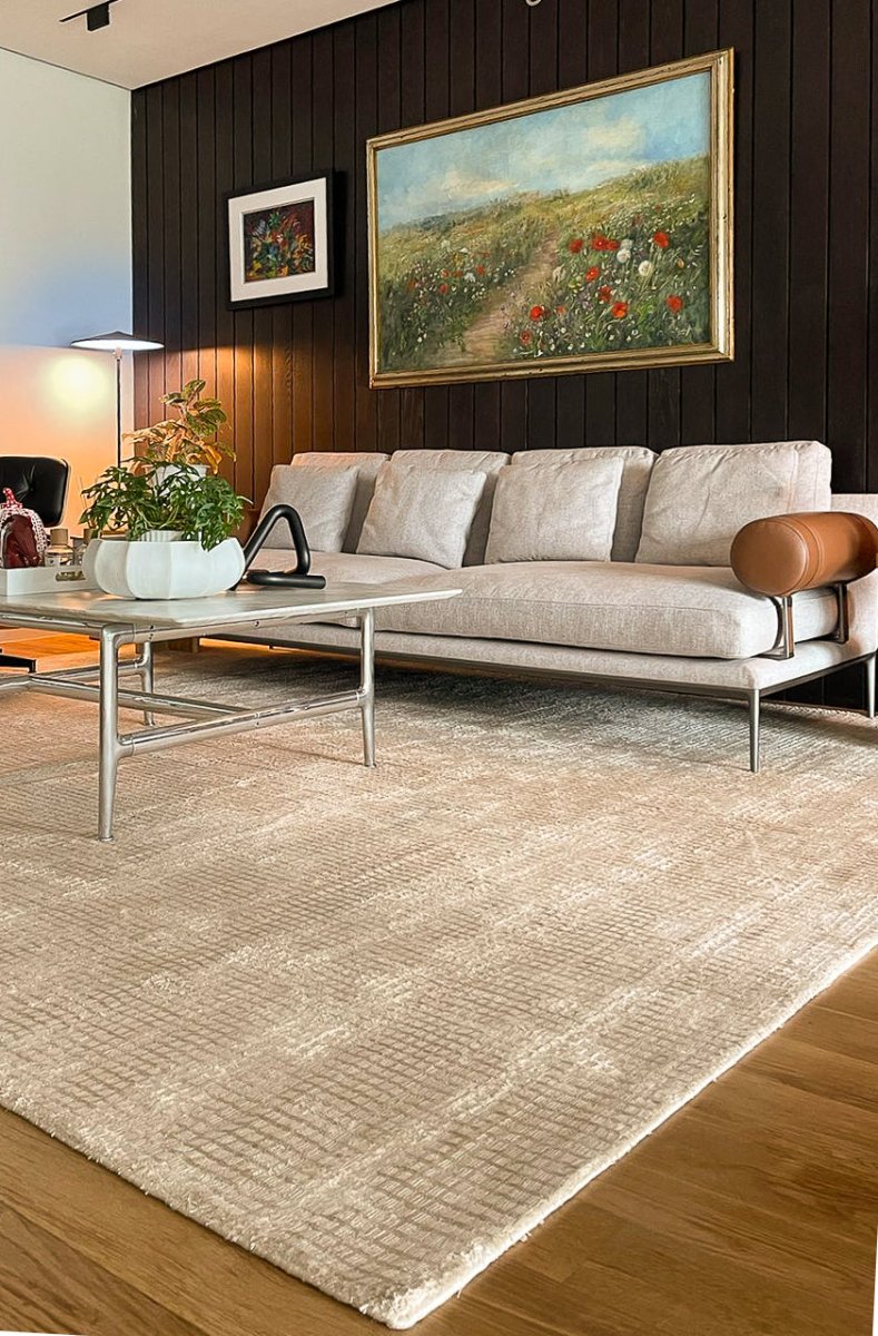 Instinct Beige Modern Rug | Rugs & Carpets SG | Living DNA