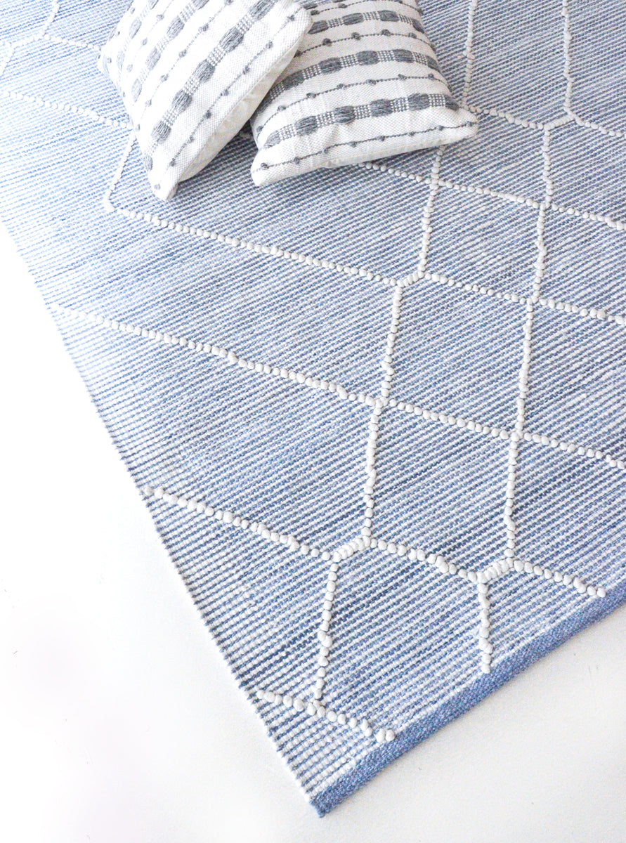 Sky Recycled PET Easy Care Rug | Living DNA Singapore