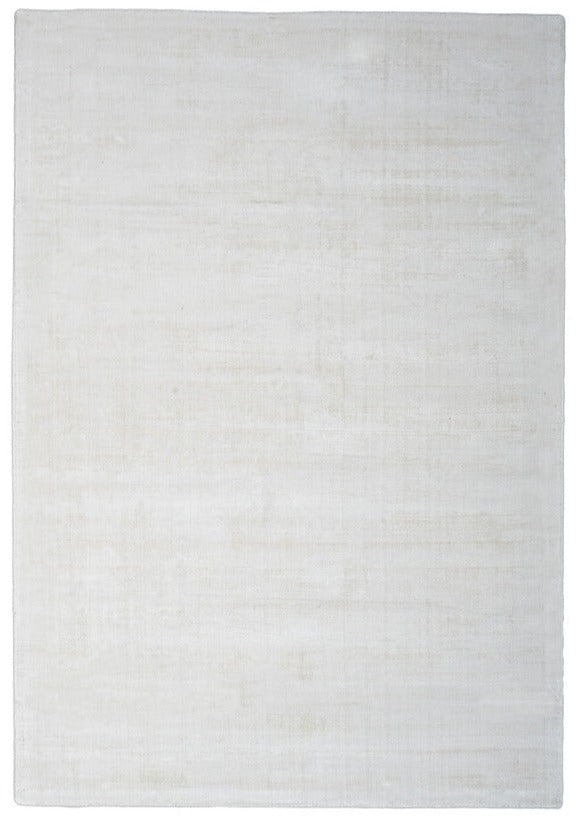 Lithe White Solid Handloom Rug | Carpets & Rugs Singapore