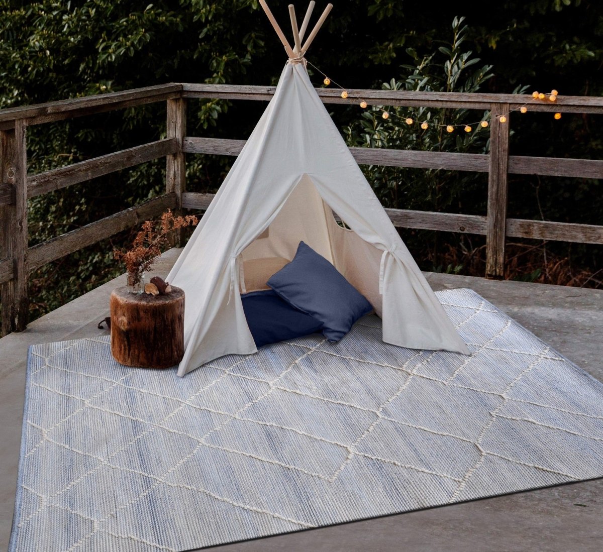 Sky Recycled PET Easy Care Rug | Living DNA Singapore